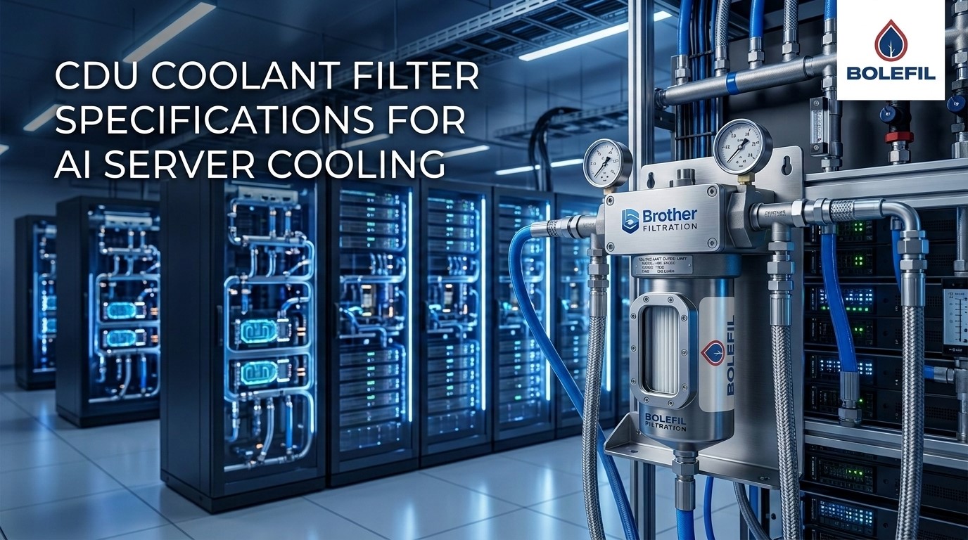 CDU Coolant Filter Specifications For AI Server Cooling 2026